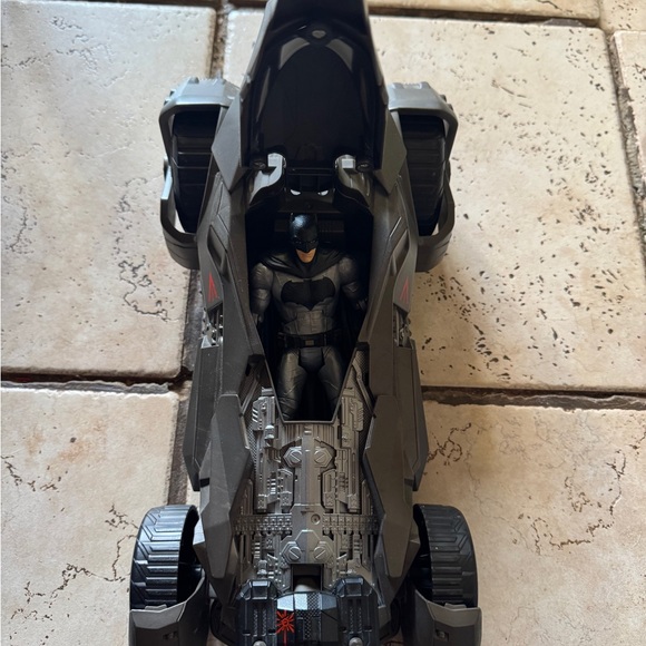DC Comics | Toys | Mattel Dc Comics Batmobile Batman Dark Knight Action ...